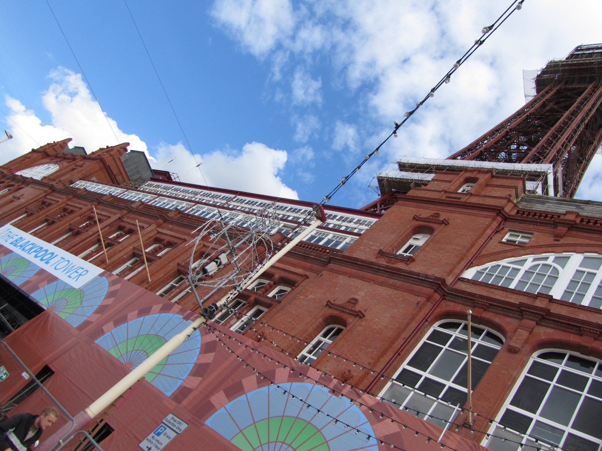 The Blackpool Tower Conservation • take a look with Live Blackpool